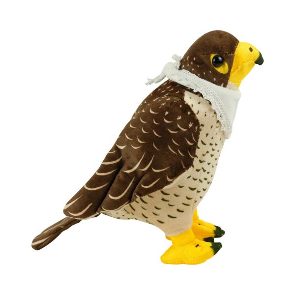 50 Falcon Plush Toys with White Scarf for Branding 22 cm