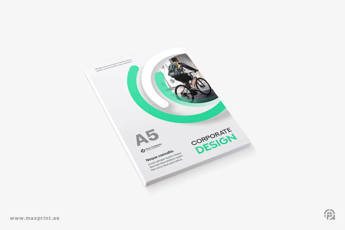 500 Flyers A5 Real Size, 170 GSM, Glossy Paper